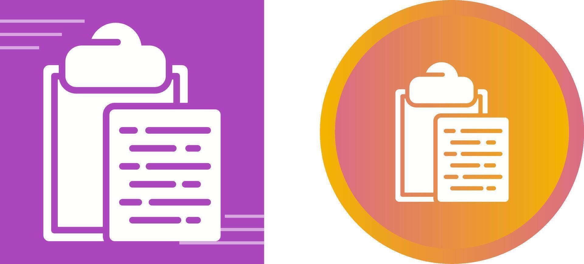 Document Paste Vector Icon 40668844 Vector Art at Vecteezy