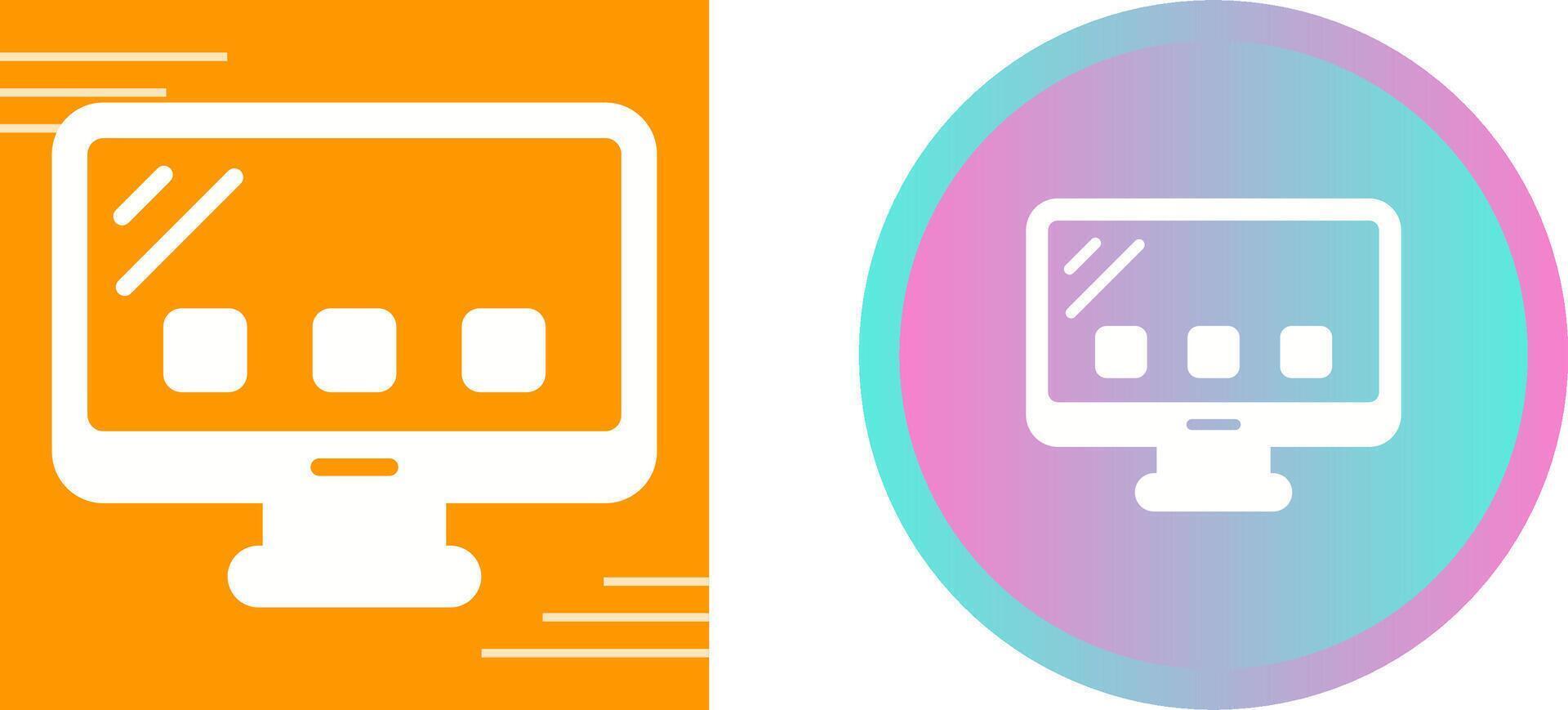 Desktop Computer Vector Icon 40669002 Vector Art at Vecteezy