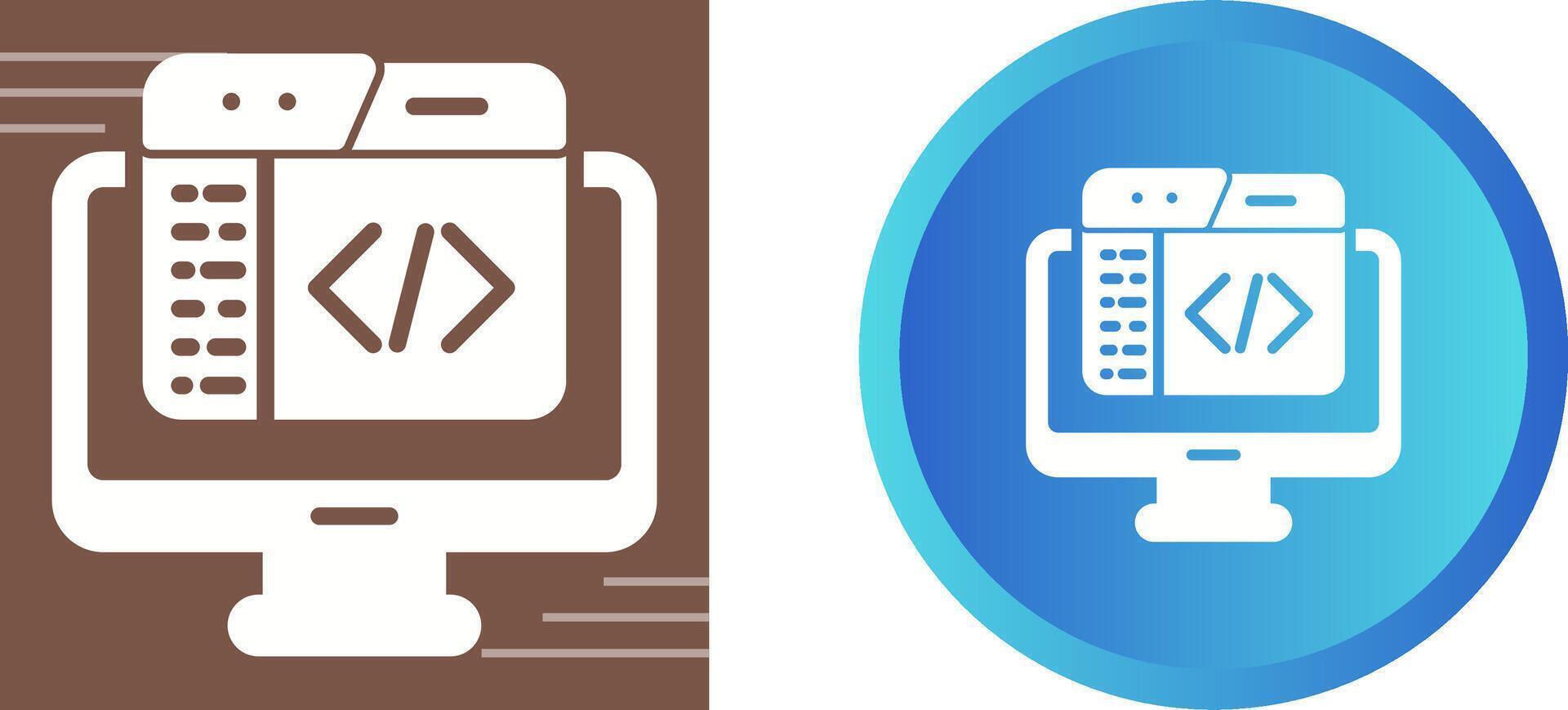 Code Editor Vector Icon 40669035 Vector Art at Vecteezy