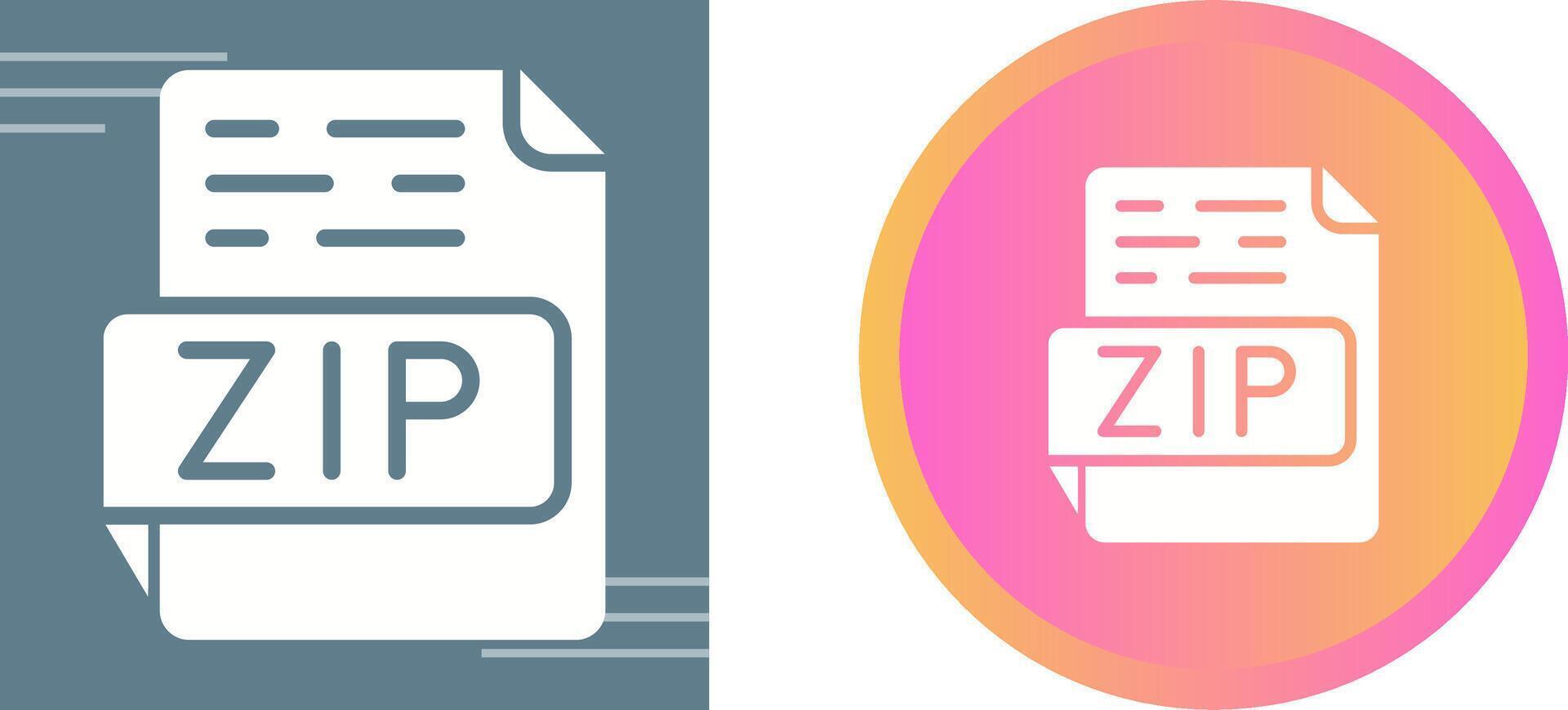 ZIP Vector Icon 40670523 Vector Art at Vecteezy