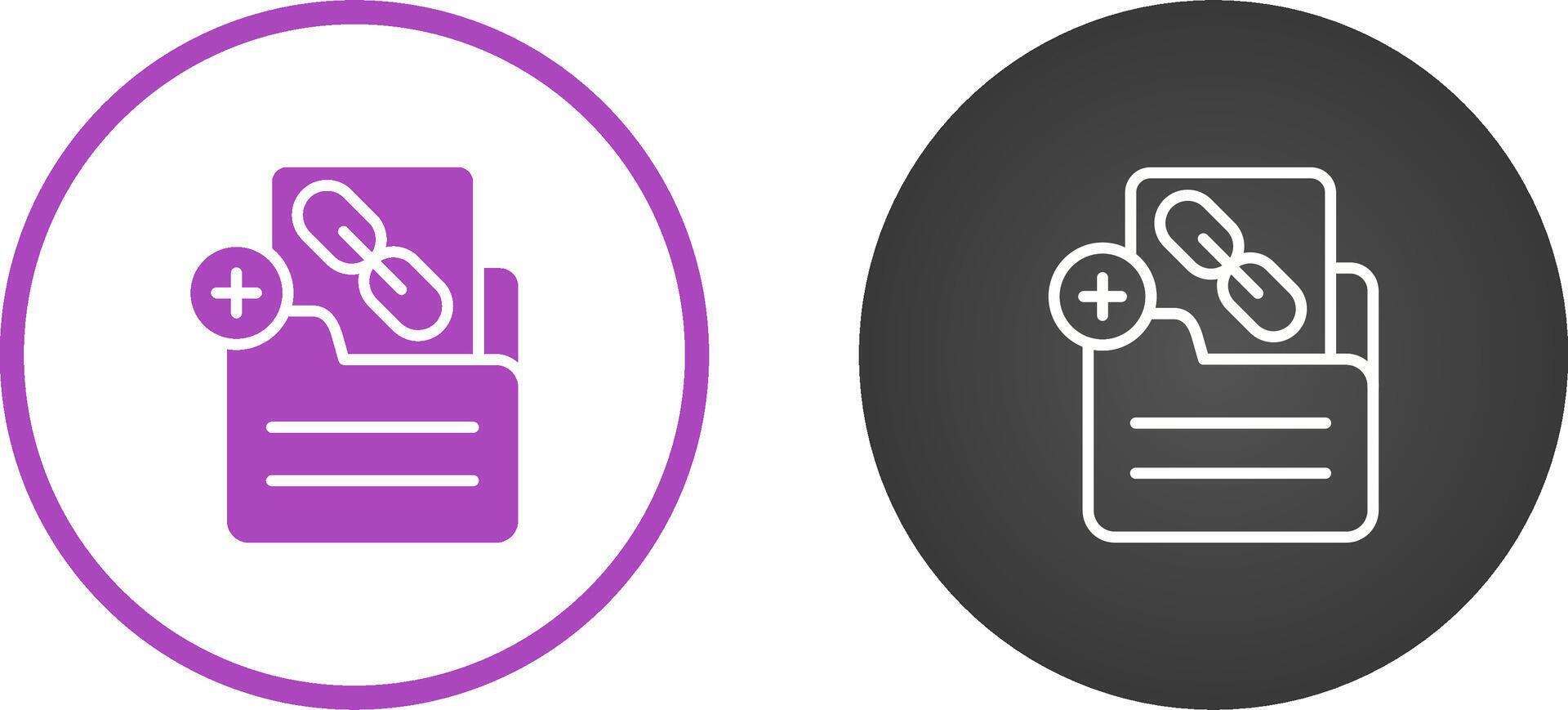 Document Insert Link Vector Icon 40671721 Vector Art at Vecteezy