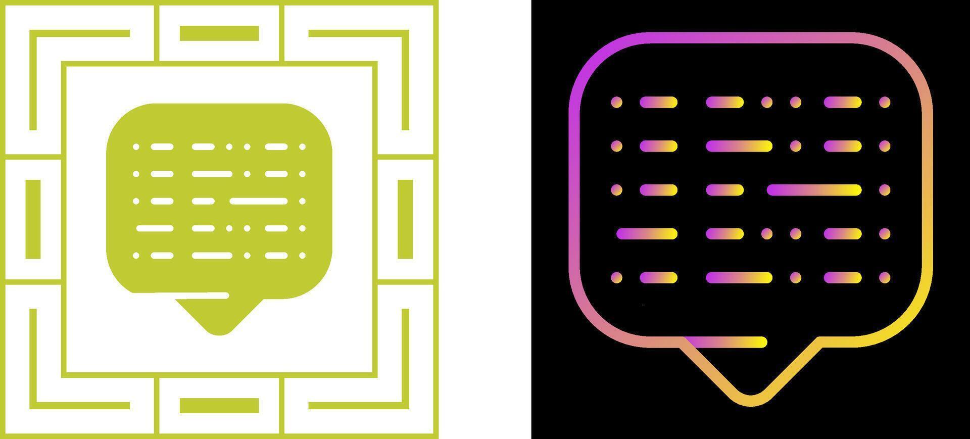 Morse Code Vector Icon 40679635 Vector Art At Vecteezy