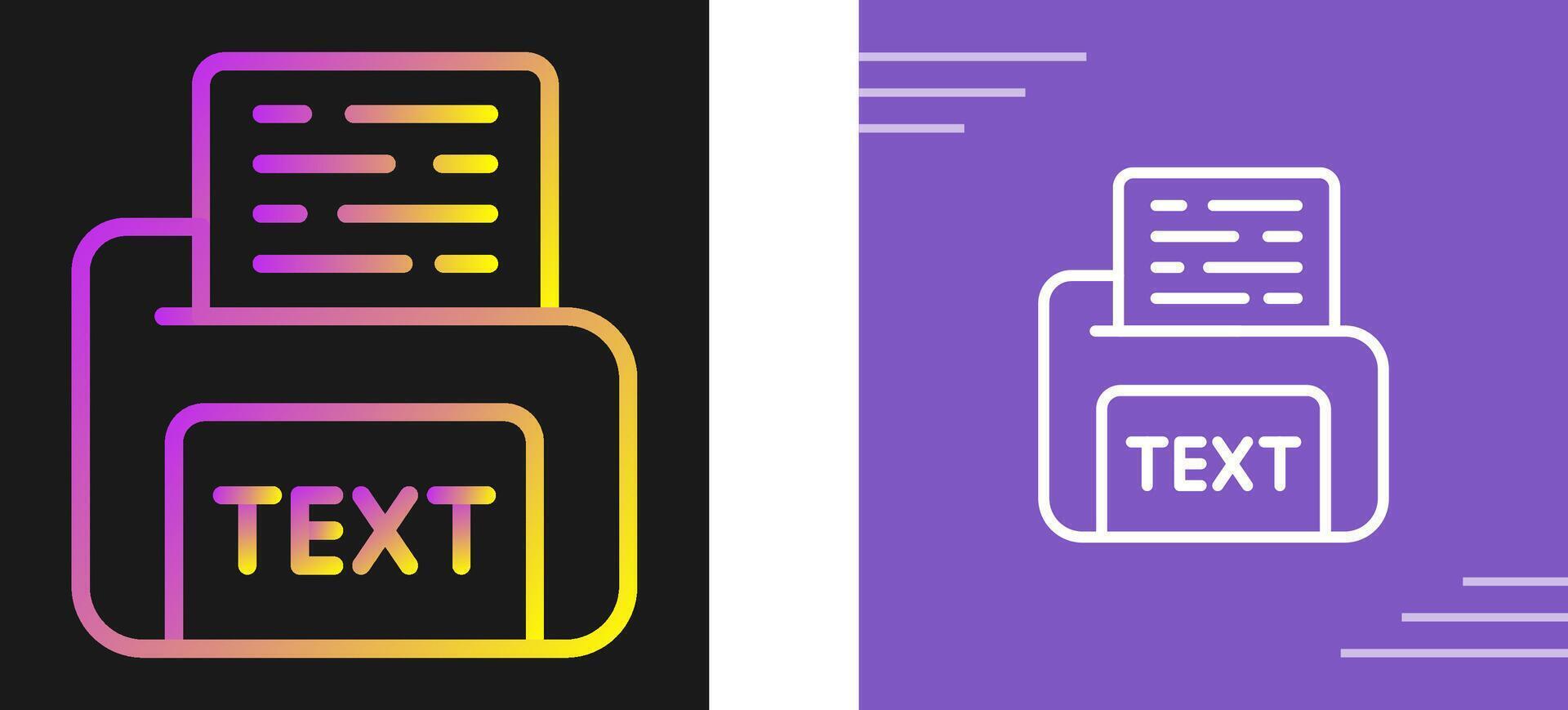 Text File Vector Icon 40681724 Vector Art at Vecteezy