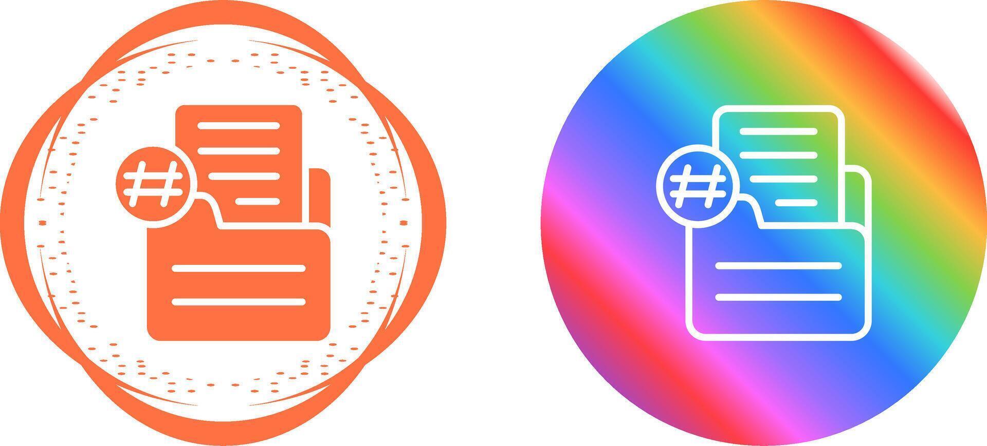 Document Numbering Vector Icon 40684450 Vector Art at Vecteezy