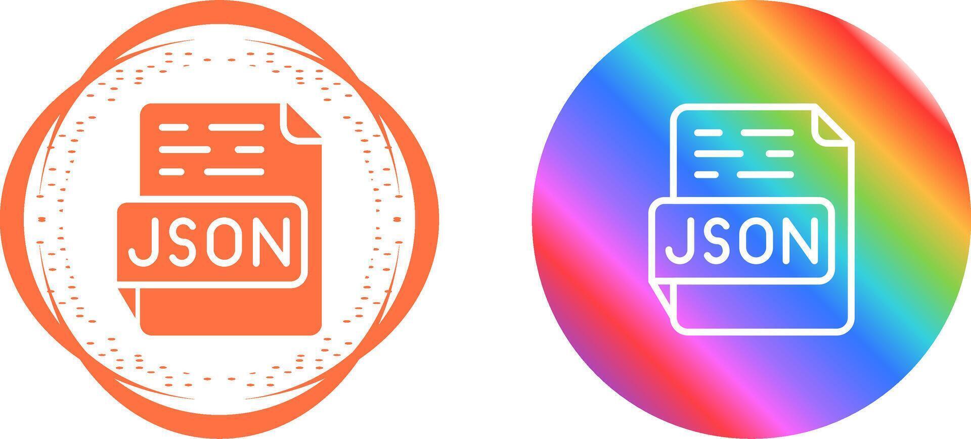 JSON Vector Icon 40685916 Vector Art at Vecteezy