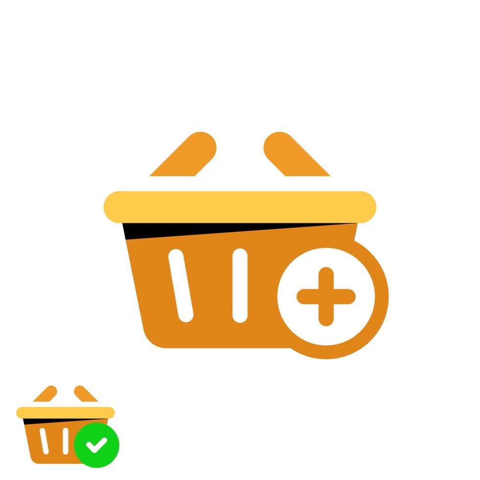 Add To Shopping Cart Button Concept Illustration Flat Design Vector Simple Modern Graphic