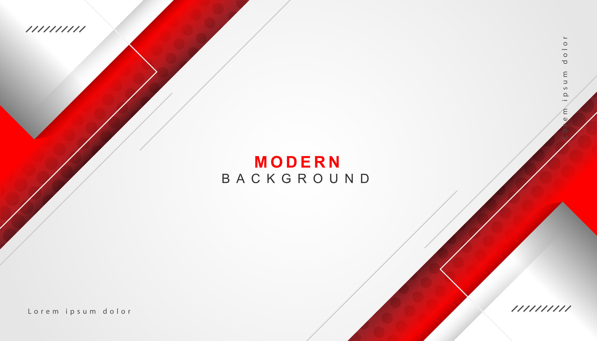 Abstract Red Gray Gray White Blank Space Modern Futuristic Background Vector Illustration Design