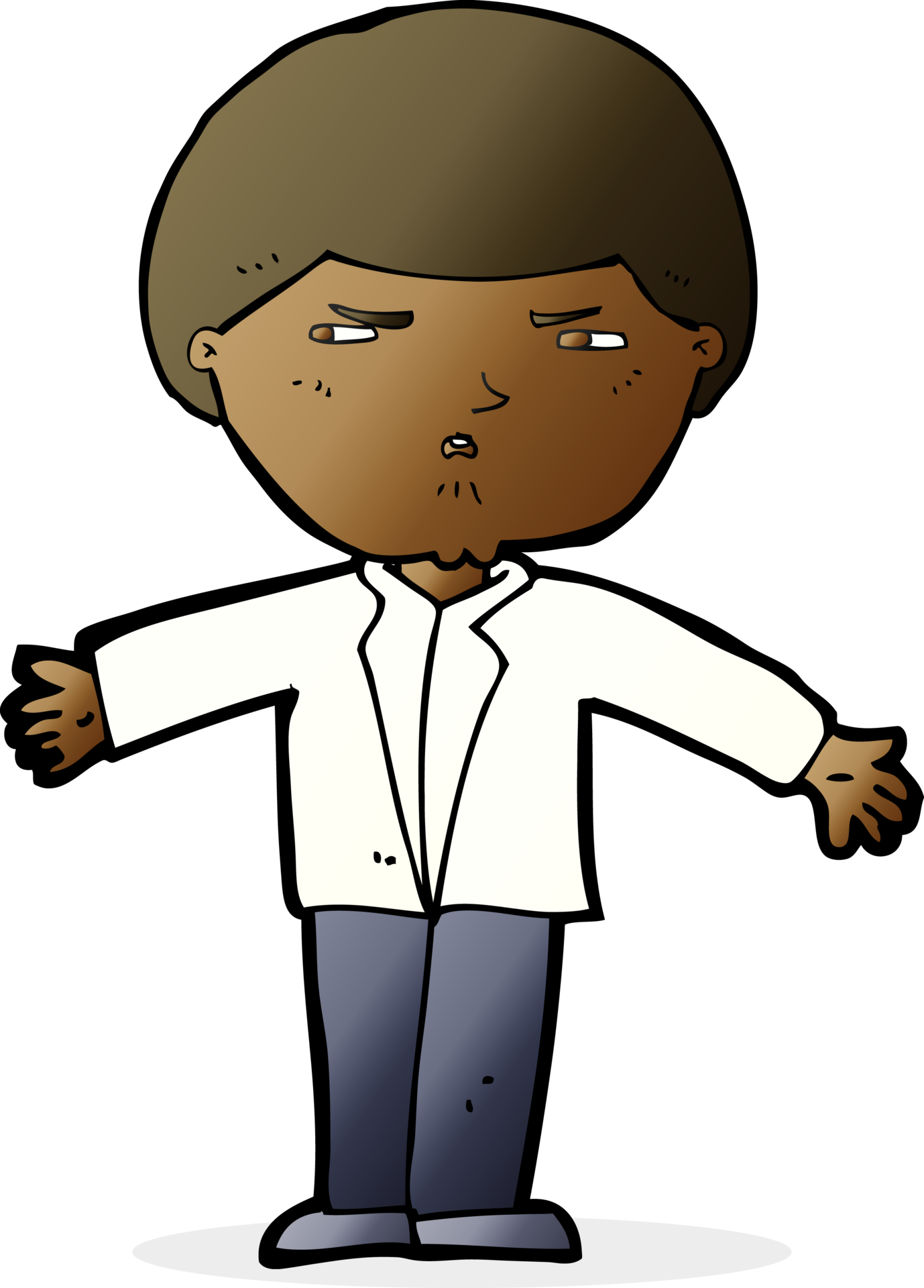 Cartoon Annoyed Man 40701104 Png