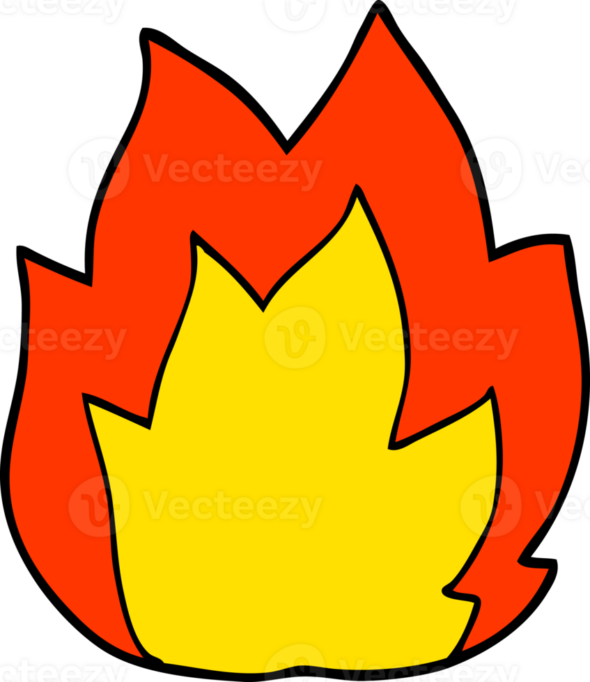 Cartoon Doodle Fire Explosion 40707273 Png
