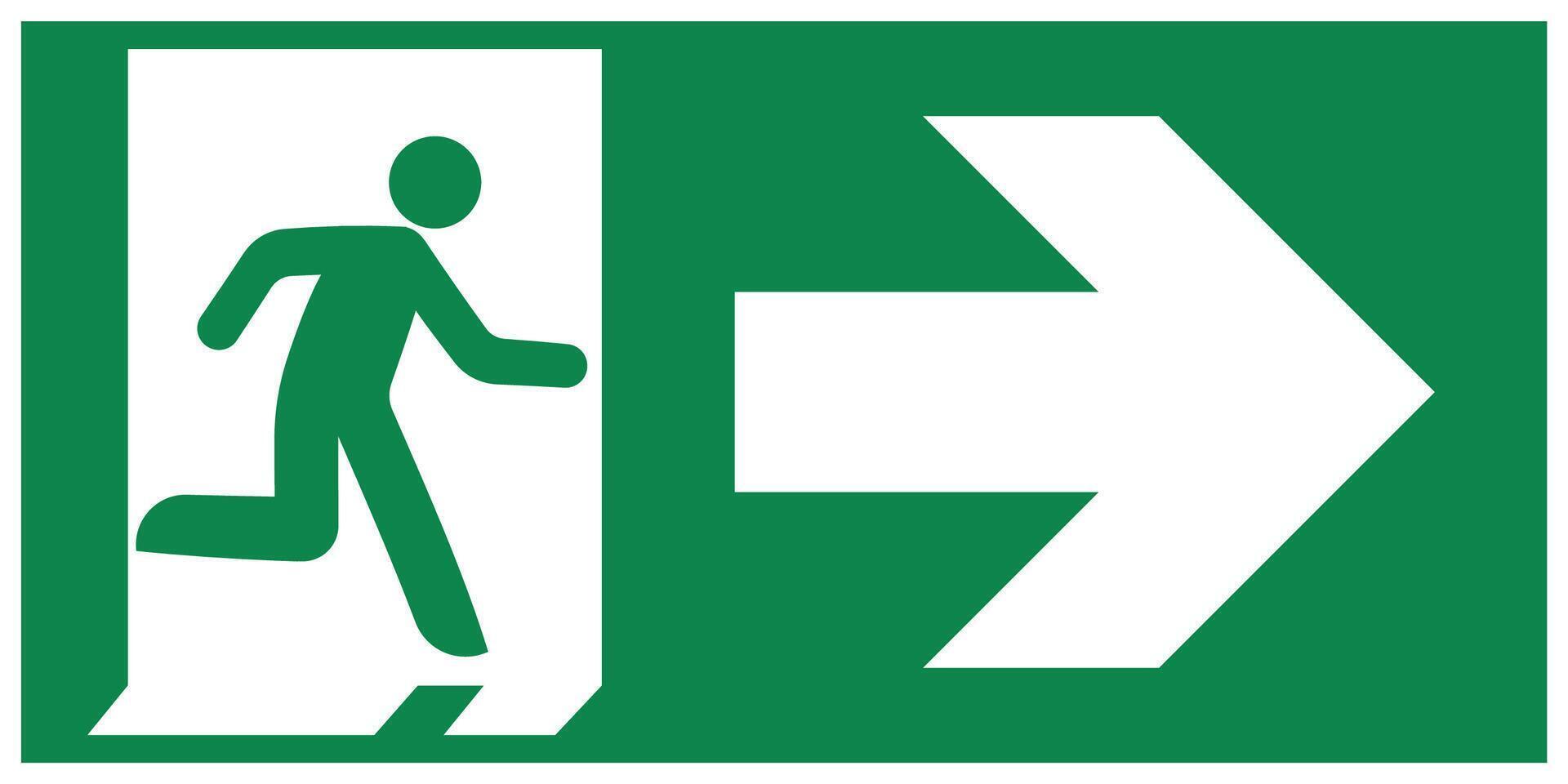 Emergency exit sign. Man running out fire exit 40710615 Vector Art at ... Emergency exit sign. Man running out fire exit 40710615 Vector Art at ...