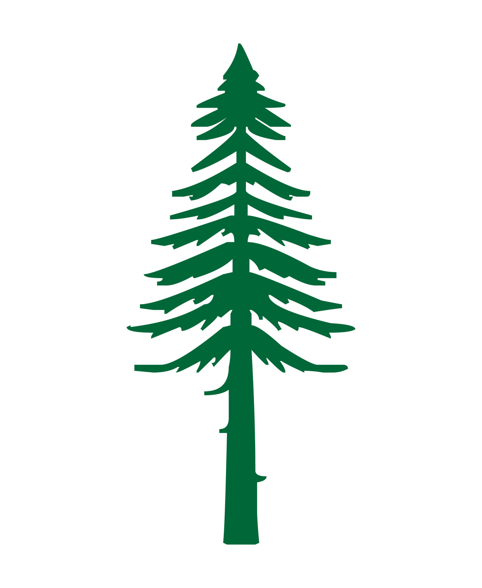 Simple Green Pine Tree Icon 40711538 Vector Art at Vecteezy