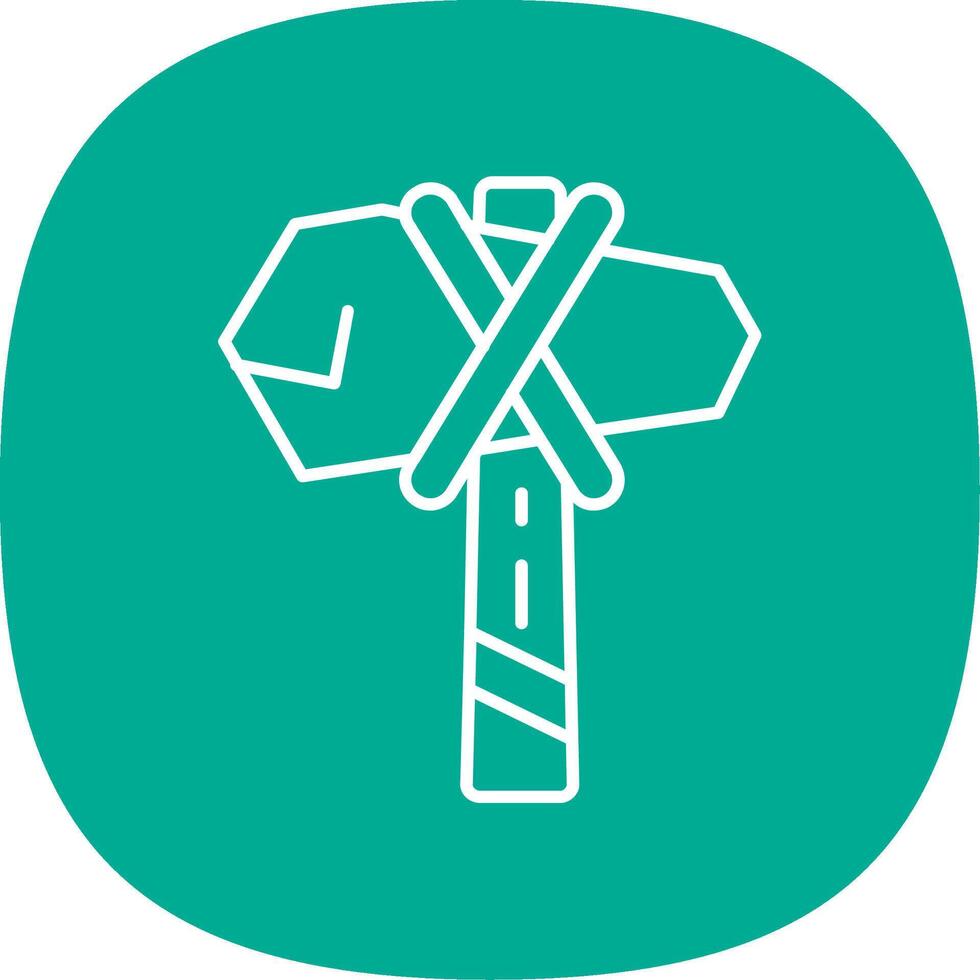 Hammer Line Curve Icon 40714187 Vector Art At Vecteezy