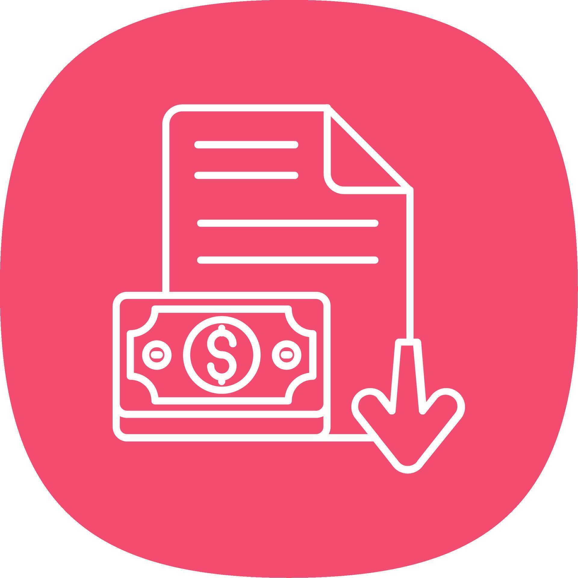 Decrease Line Curve Icon 40715796 Vector Art at Vecteezy