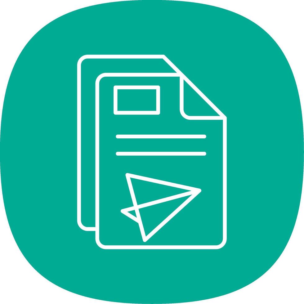 Send Line Curve Icon 40716122 Vector Art at Vecteezy