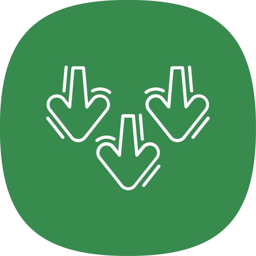 Decrease Line Curve Icon 40716488 Vector Art at Vecteezy