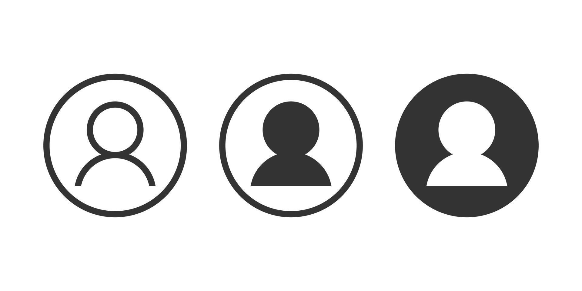 User icon in trendy flat style. User symbol for your website design, logo, app, UI. Vector ...