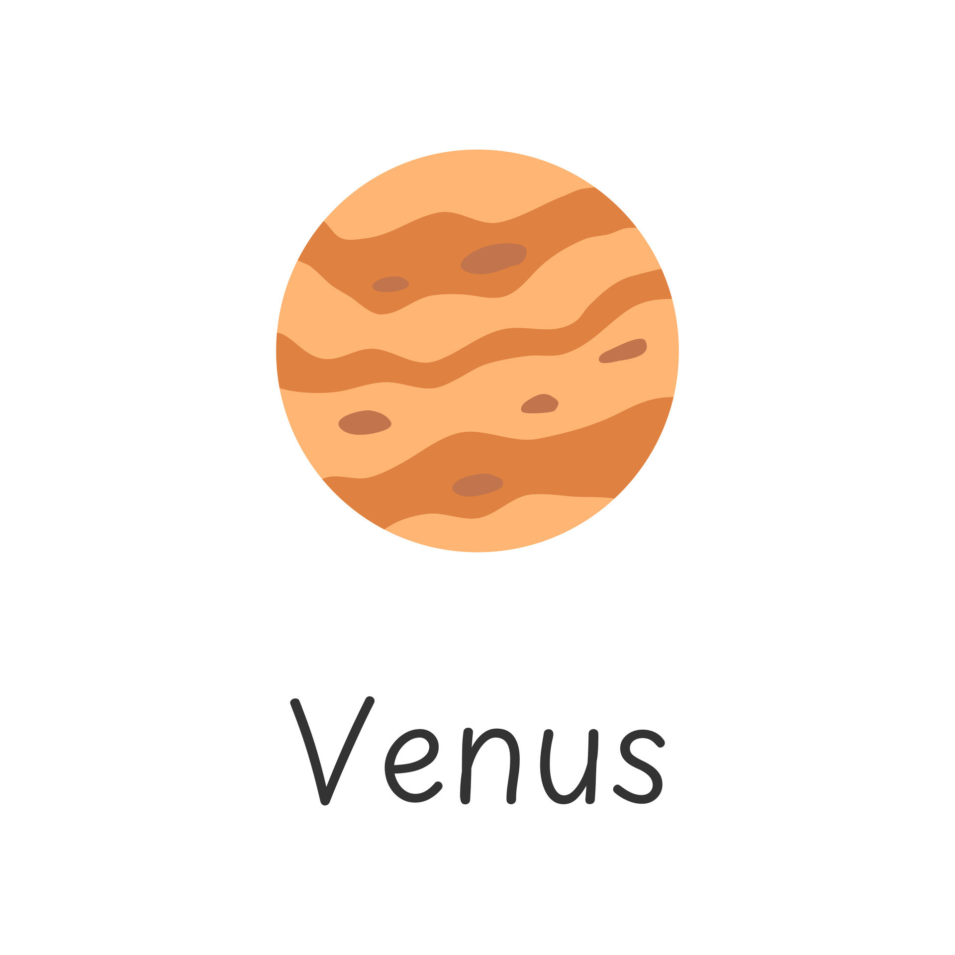 Venus planet icon. Vector illustration. 40732352 Vector Art at Vecteezy