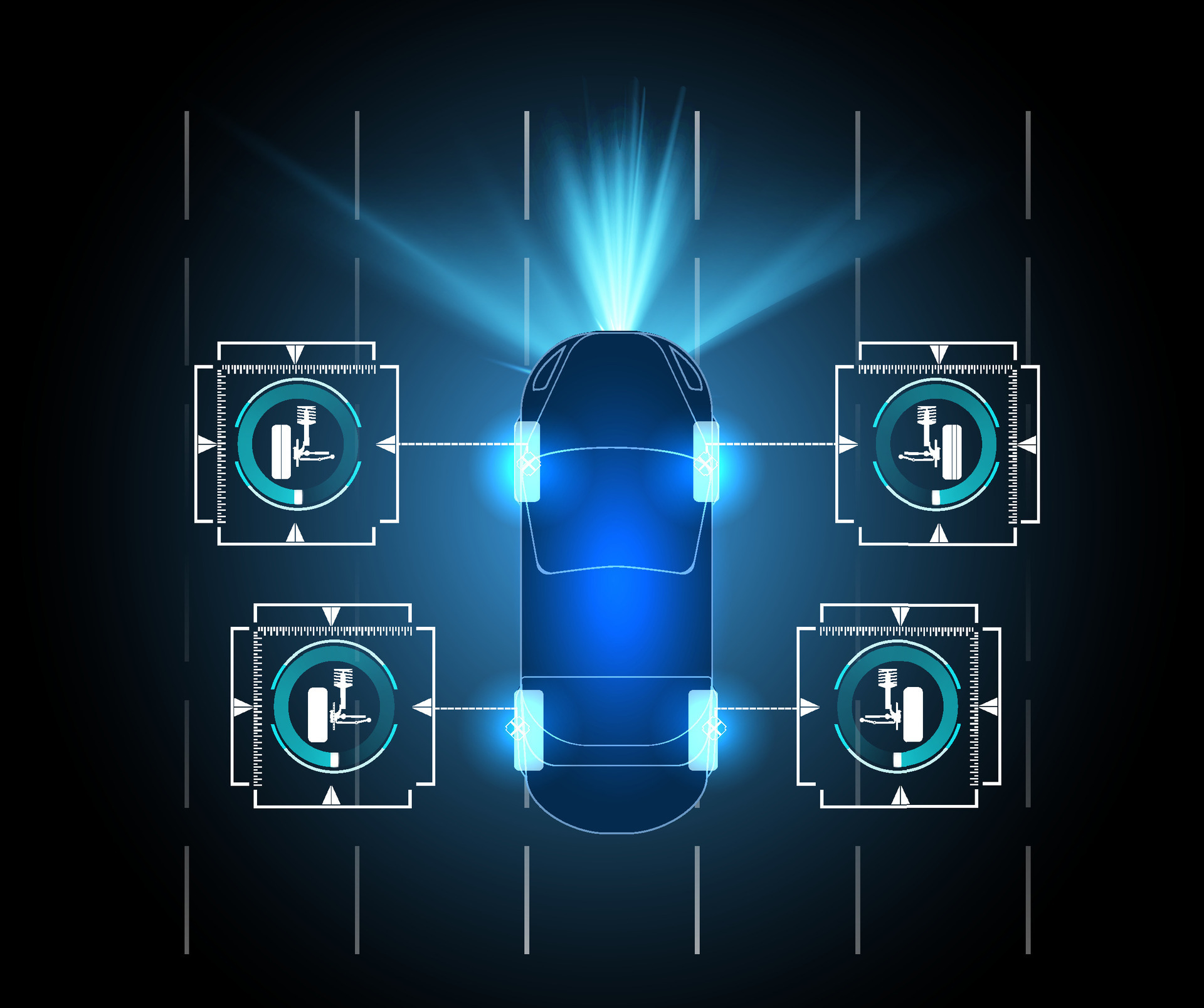 Driving Suspension Work Control System Without Driver Assistance Safe