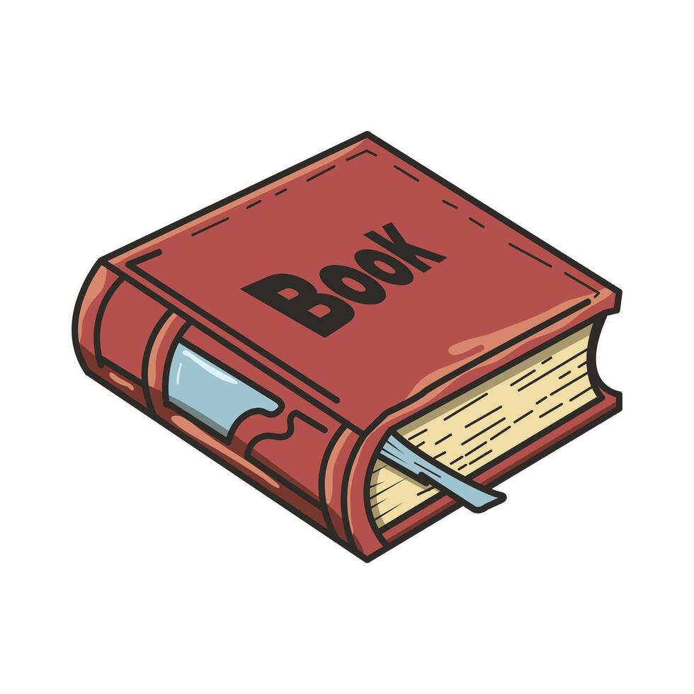 Hand drawn flat vector design stack of books illustration 40743815 ...