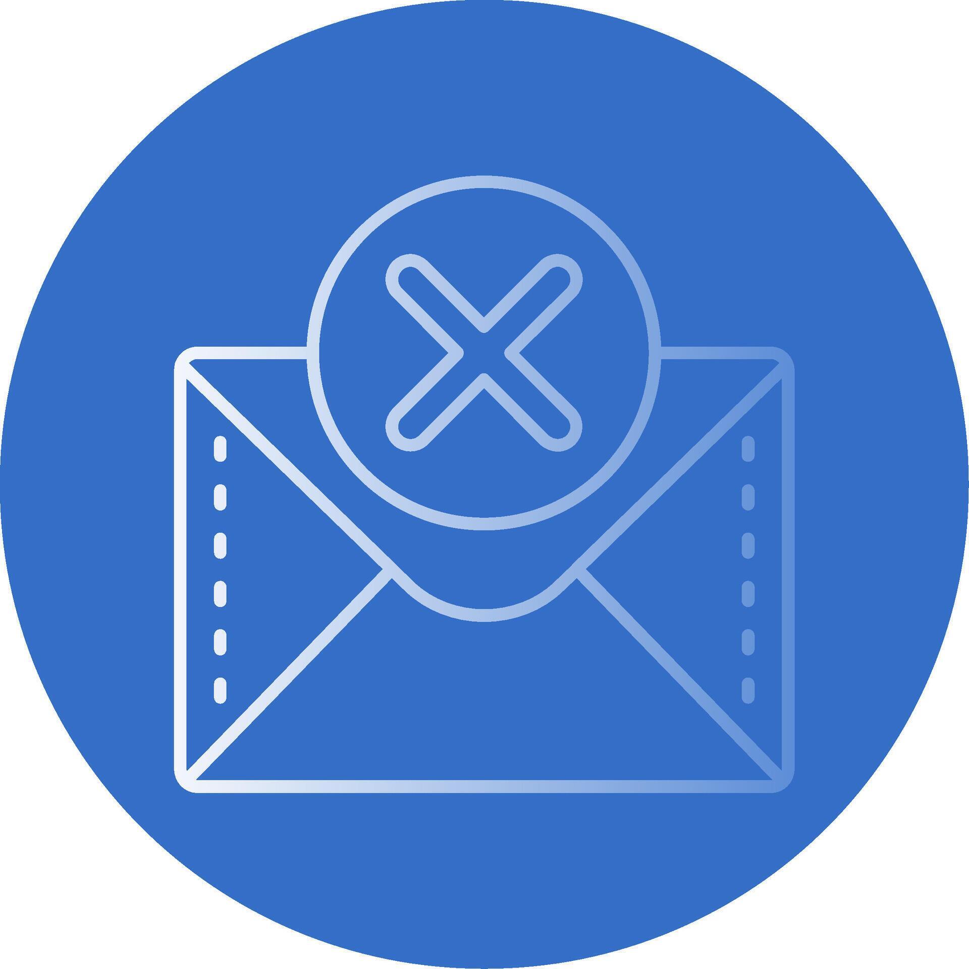 Wrong Gradient Line Circle Icon 40749922 Vector Art at Vecteezy