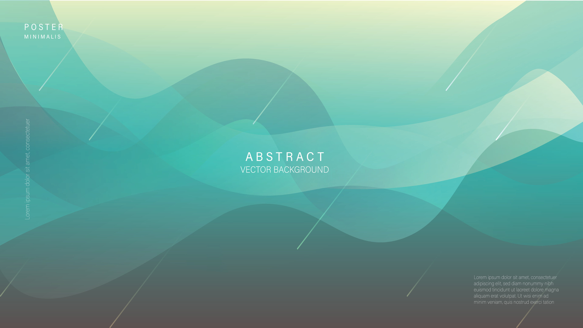 Modern Abstract Line Wavy Background With Blue Color Vector Illustrator Eps 10 Vector