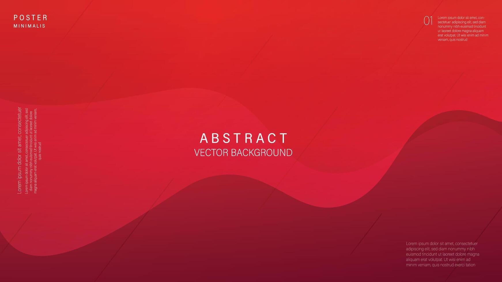 Modern Abstract Line Background And Red Color Vector Illustrator Eps 10 Vector 40751095