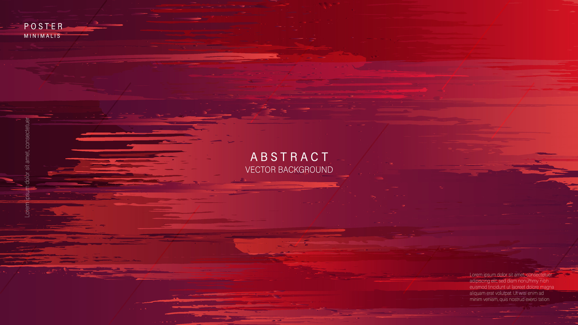 Modern Abstract Line Background And Red Color Vector Illustrator Eps