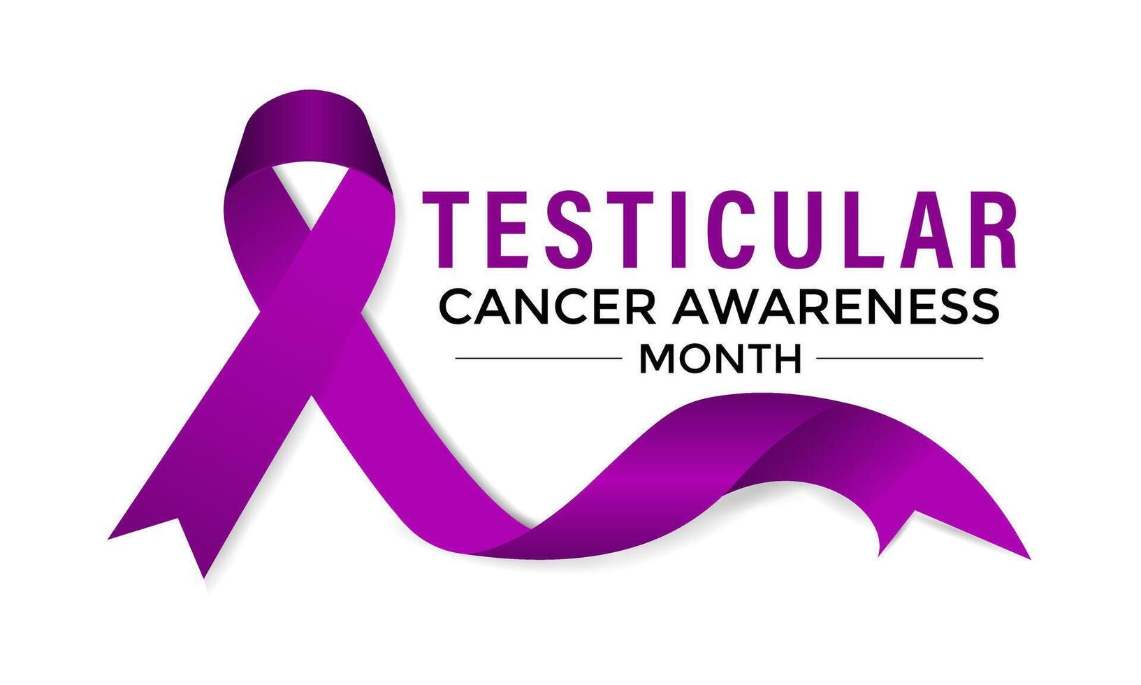 Testicular Cancer Awareness Month Observed Each Year In April Vector