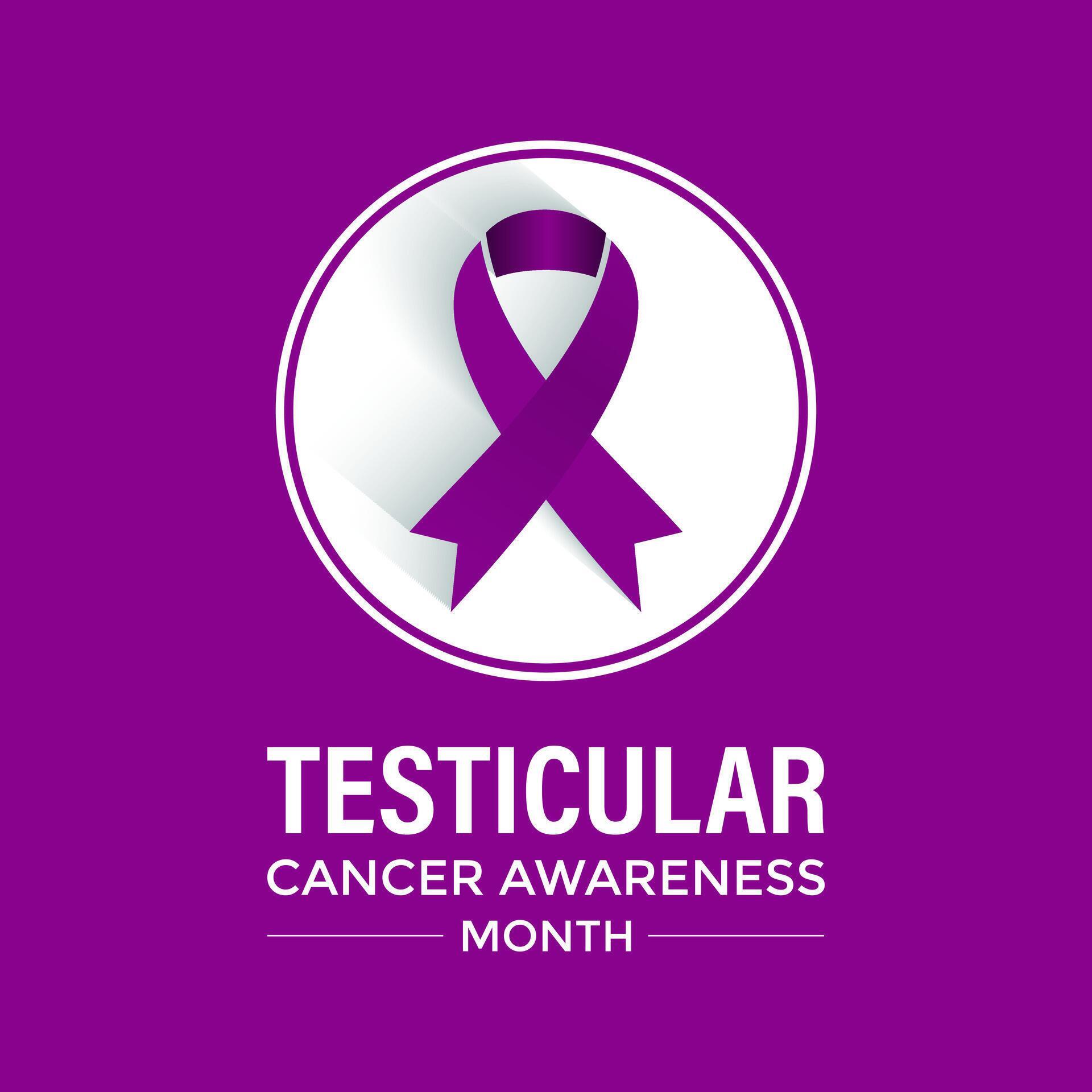 Testicular Cancer Awareness Month Observed Each Year In April Vector