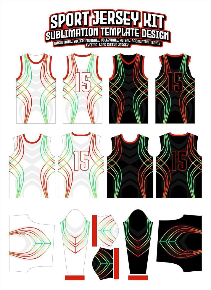 green red lines gradient Jersey Apparel Sports Wear print pattern ... green red lines gradient Jersey Apparel Sports Wear print pattern ...