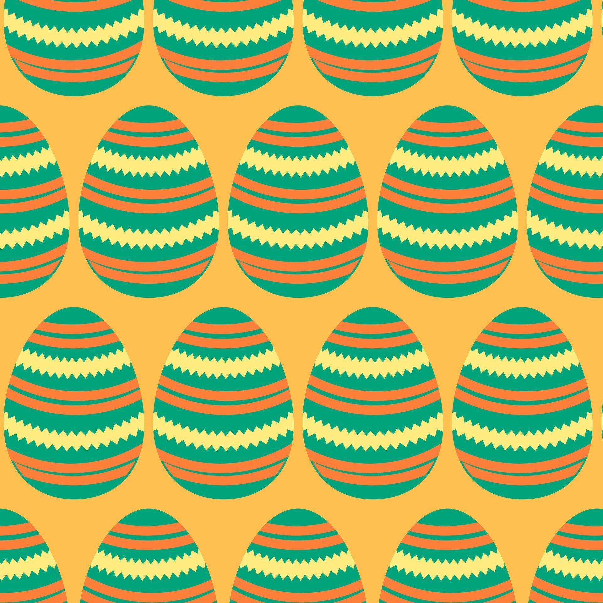 Easter eggs simple seamless pattern. Easter eggs, Easter symbol, decorative vector elements ...