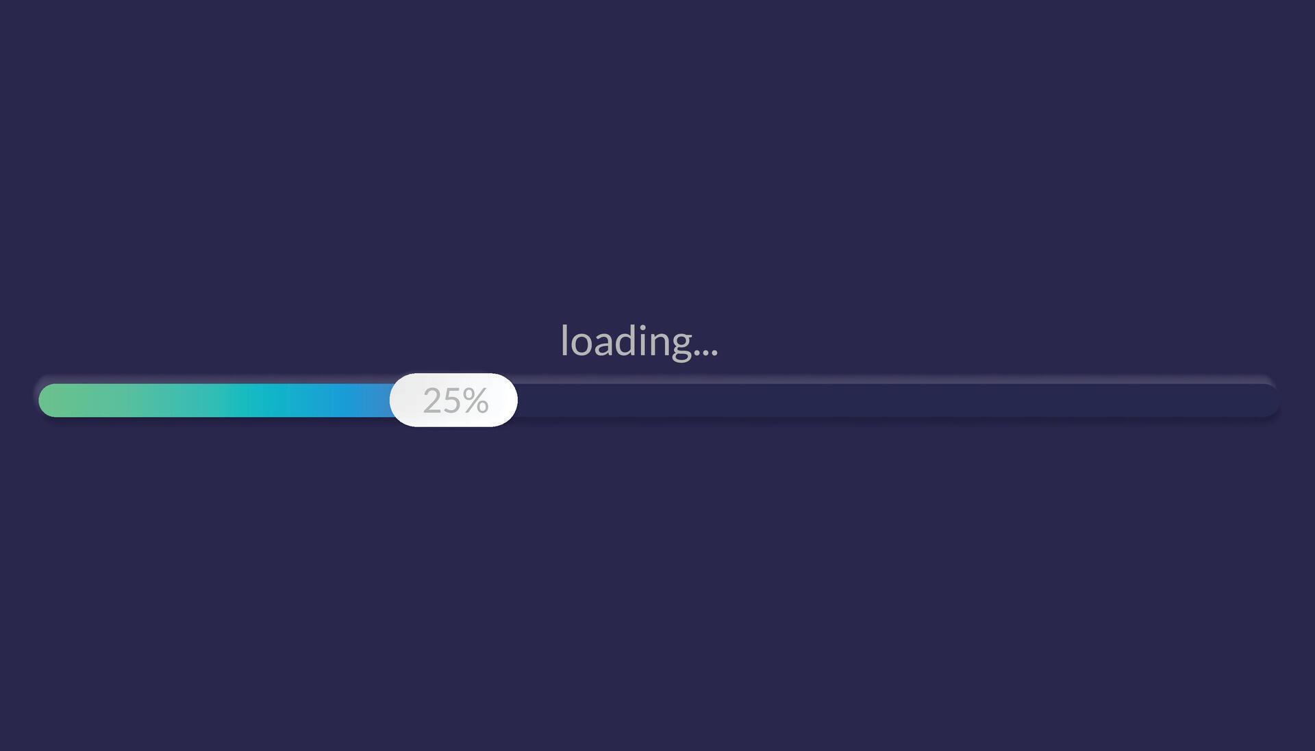 Progress load bar. Indicator of status download. Graphic icons of ...