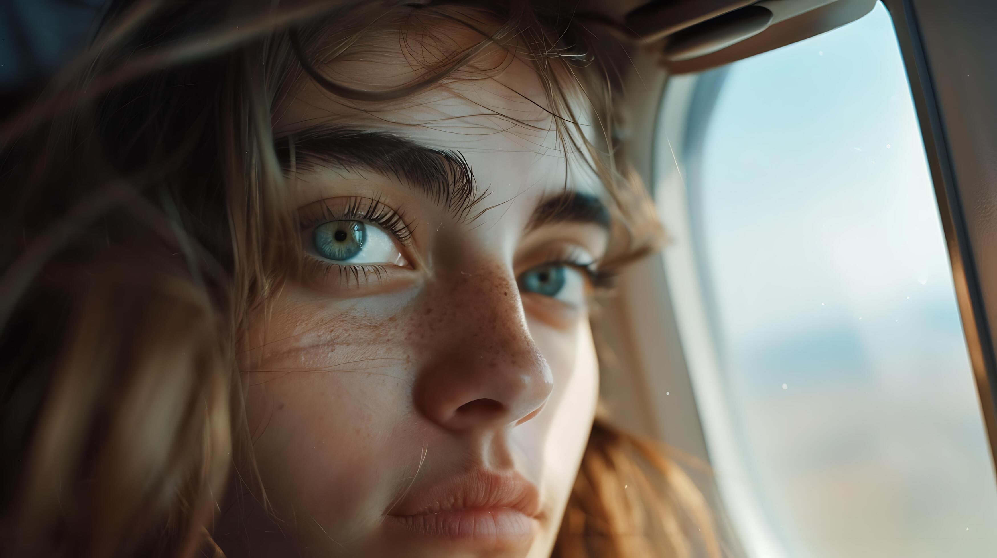 AI generated Young Woman Enjoys Music and Technology with Wireless Headphones and Smartphone ...