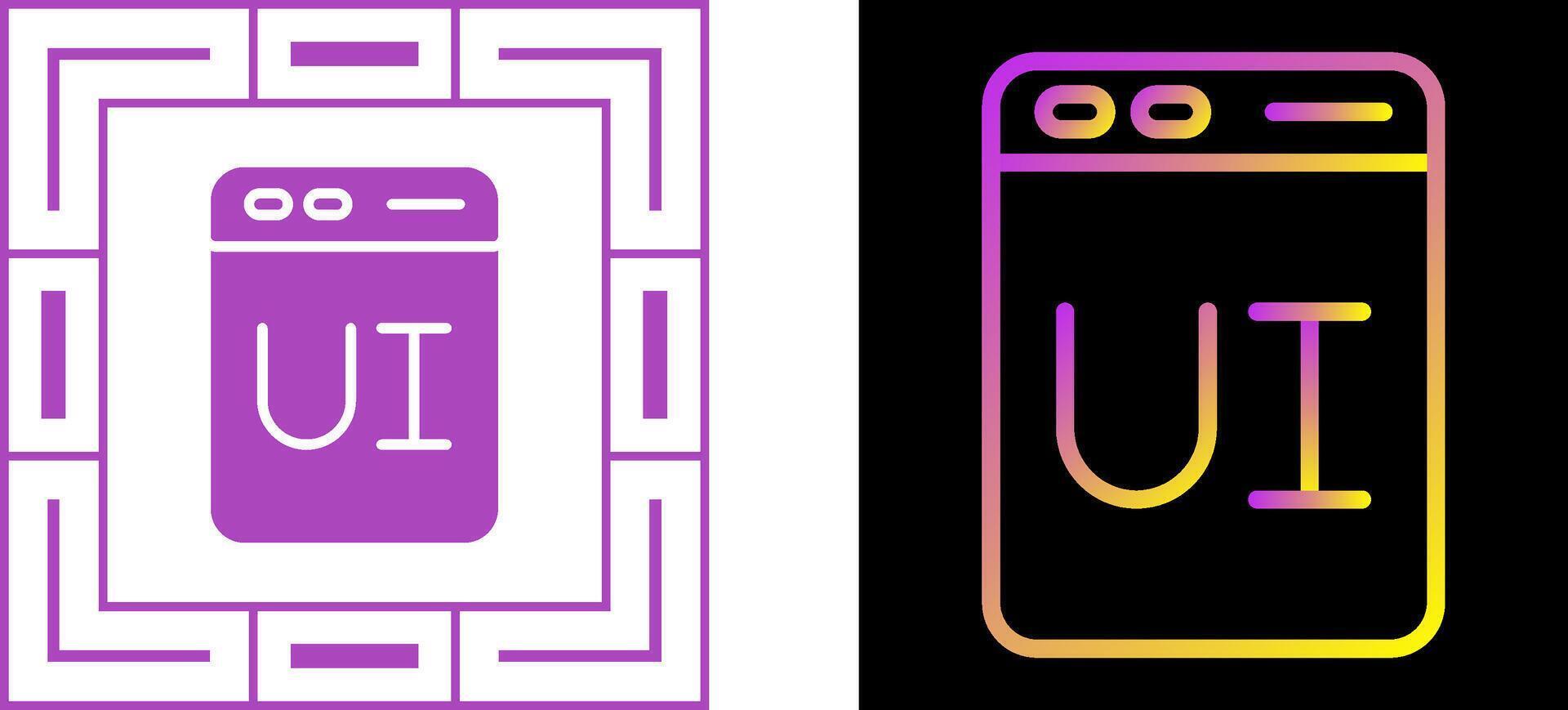 User Interface Design Vector Icon 40760391 Vector Art at Vecteezy