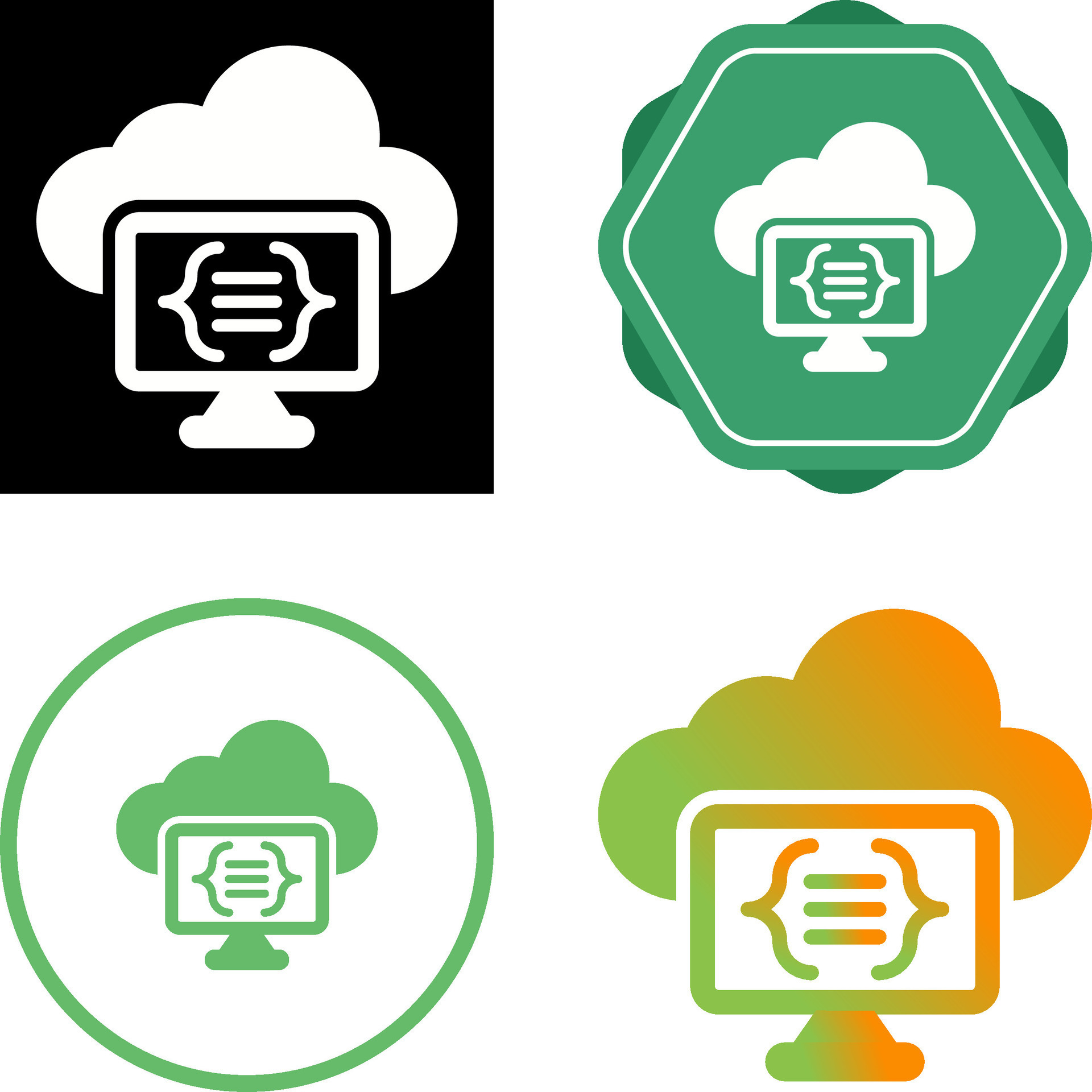 Serverless Computing Vector Icon 40761660 Vector Art At Vecteezy