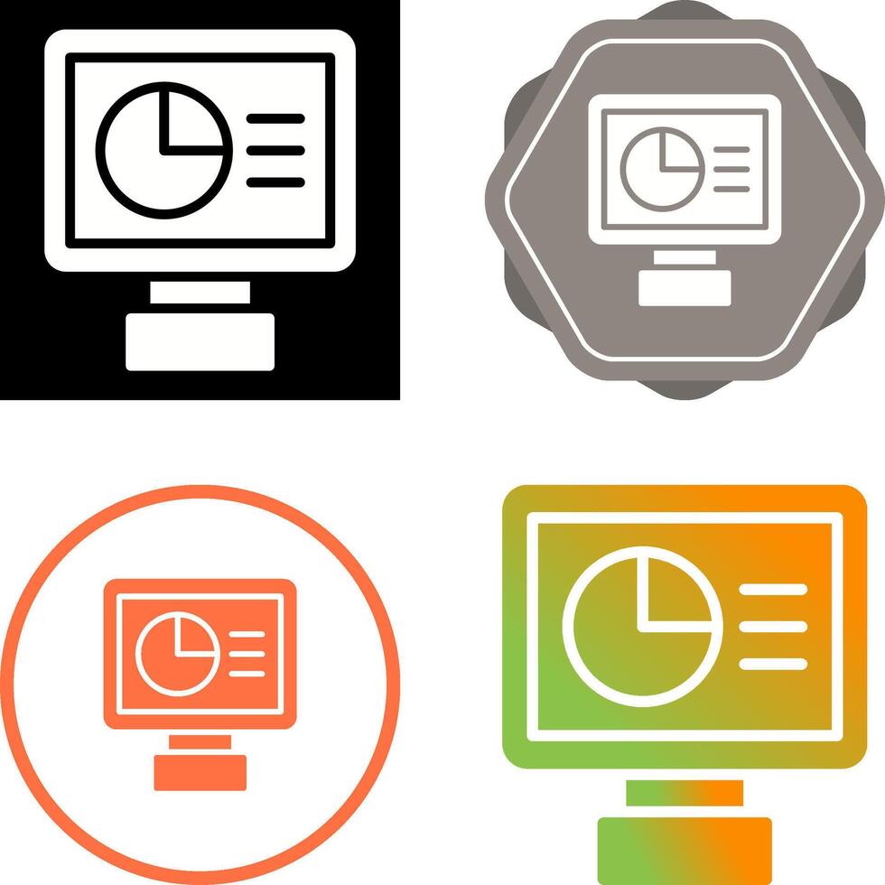 Monitoring Vector Icon 40762451 Vector Art at Vecteezy