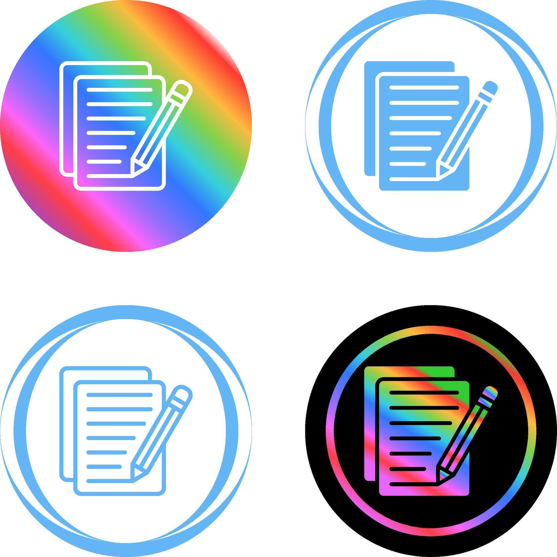 Document Edit Vector Icon 40765340 Vector Art at Vecteezy