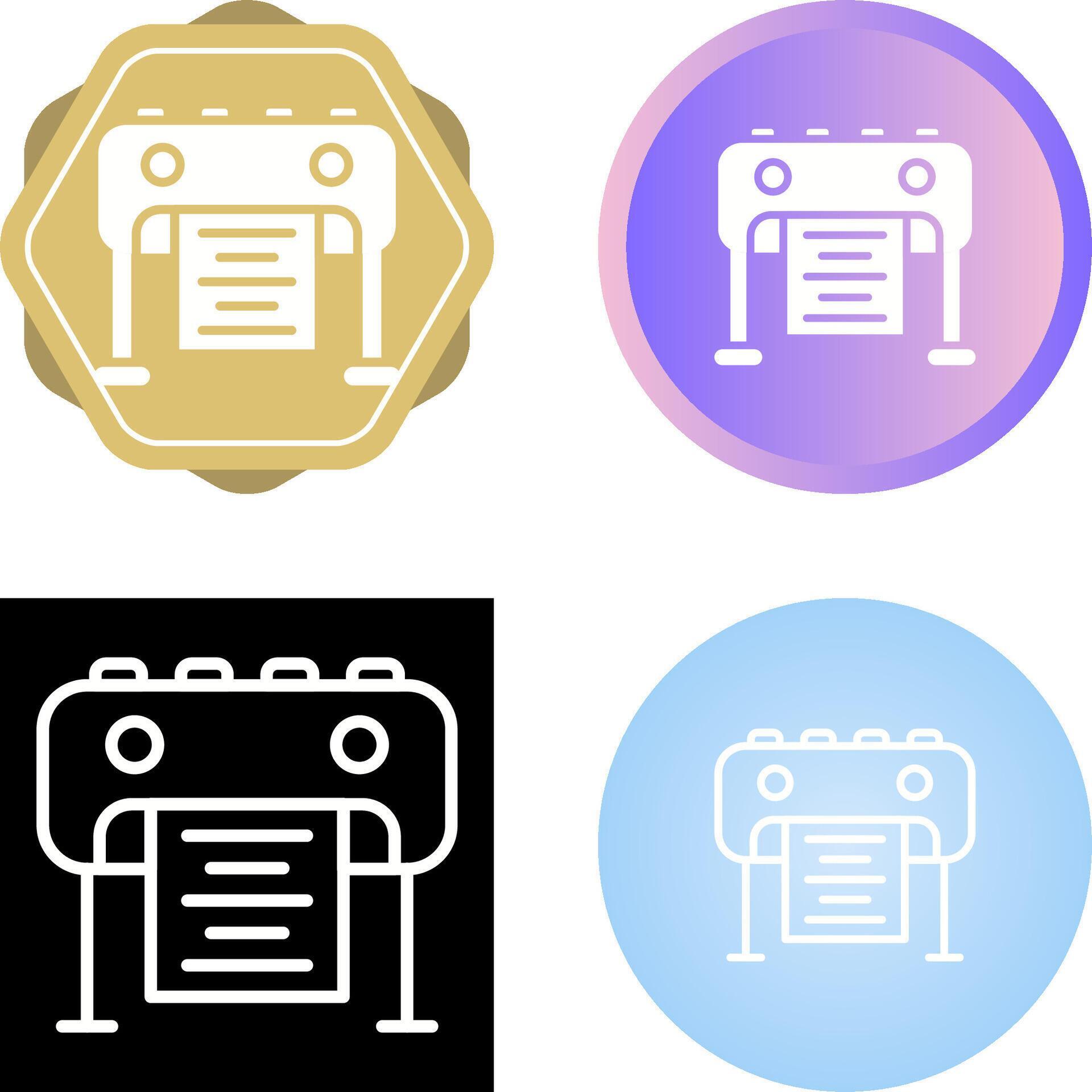 Plotter Vector Icon 40772935 Vector Art at Vecteezy