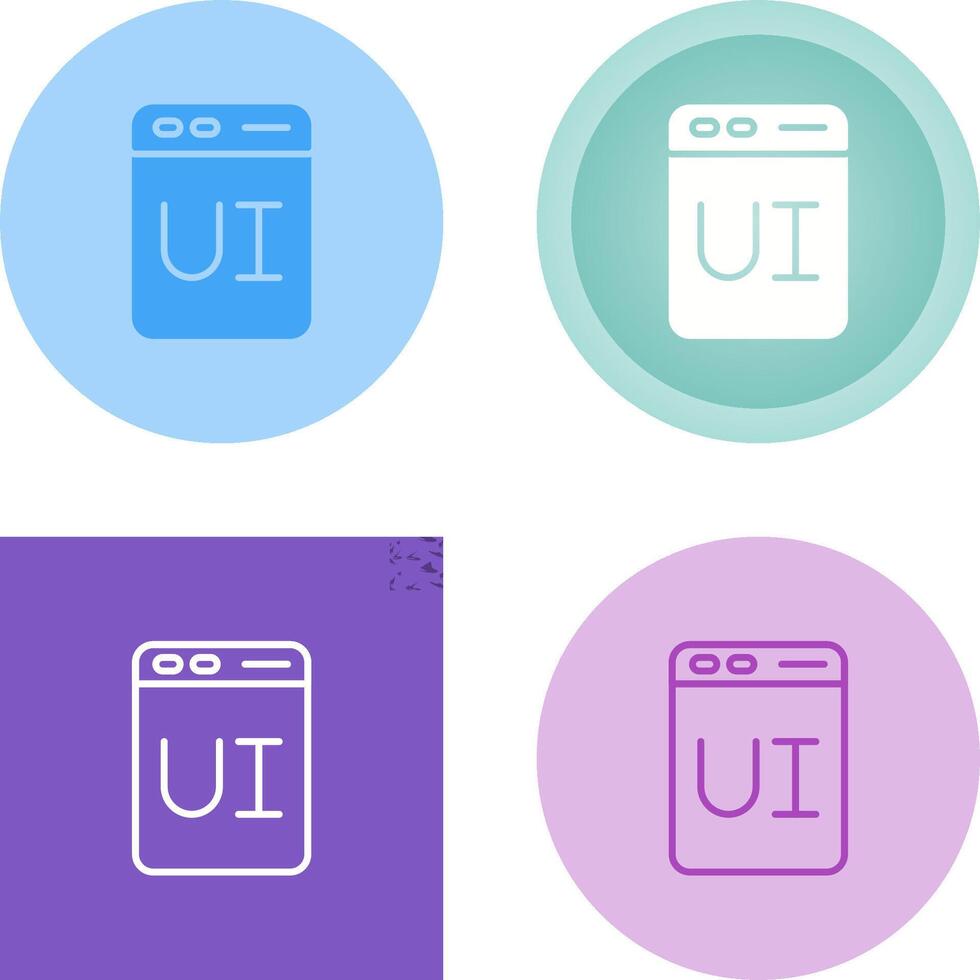 User Interface Design Vector Icon 40779411 Vector Art at Vecteezy