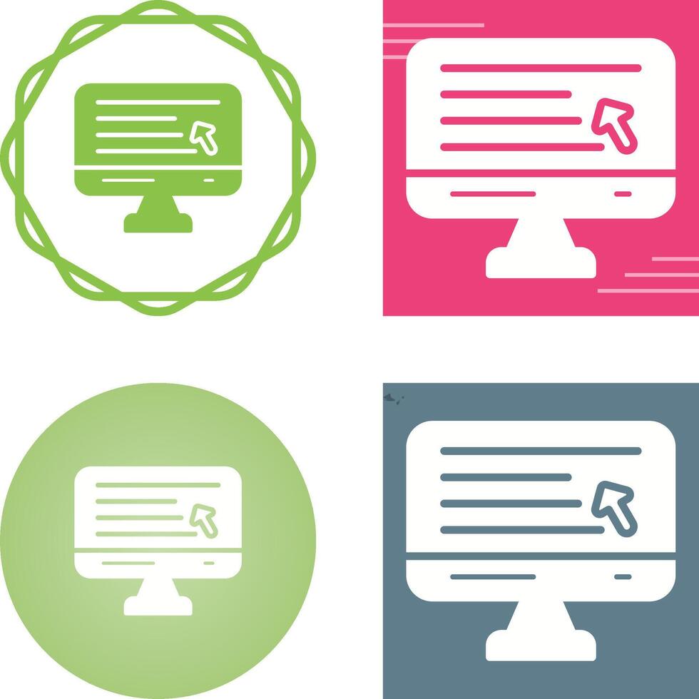 Desktop Computer Vector Icon 40780720 Vector Art at Vecteezy