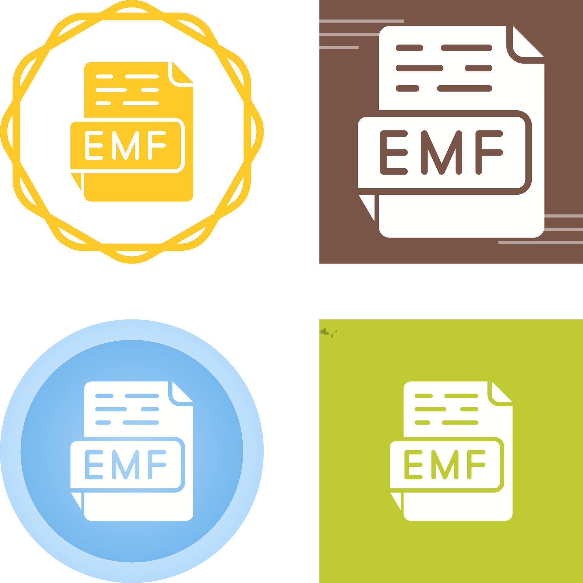 EMF Vector Icon 40783160 Vector Art at Vecteezy