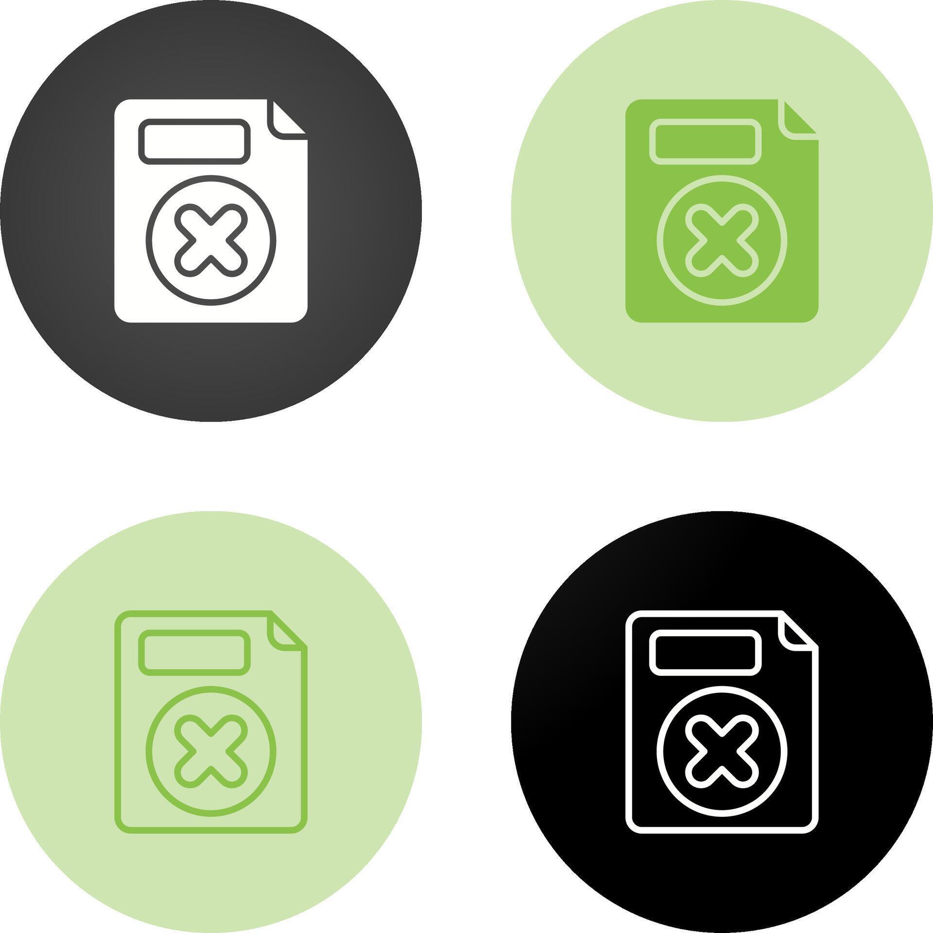 Delete Button Vector Icon 40786748 Vector Art at Vecteezy