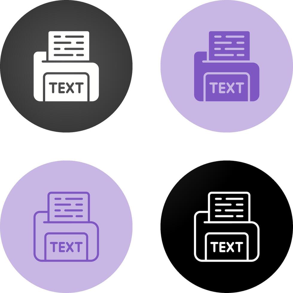 Text File Vector Icon 40786780 Vector Art at Vecteezy Text File Vector Icon 40786780 Vector Art at Vecteezy