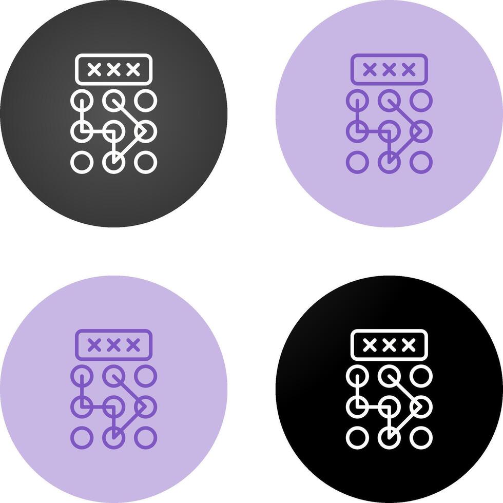 Pattern Lock Vector Icon 40787166 Vector Art at Vecteezy