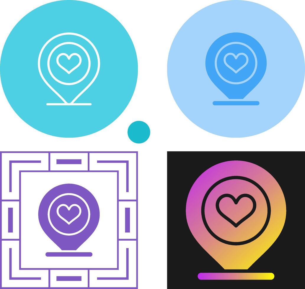 Love Pin Vector Icon 40788807 Vector Art At Vecteezy