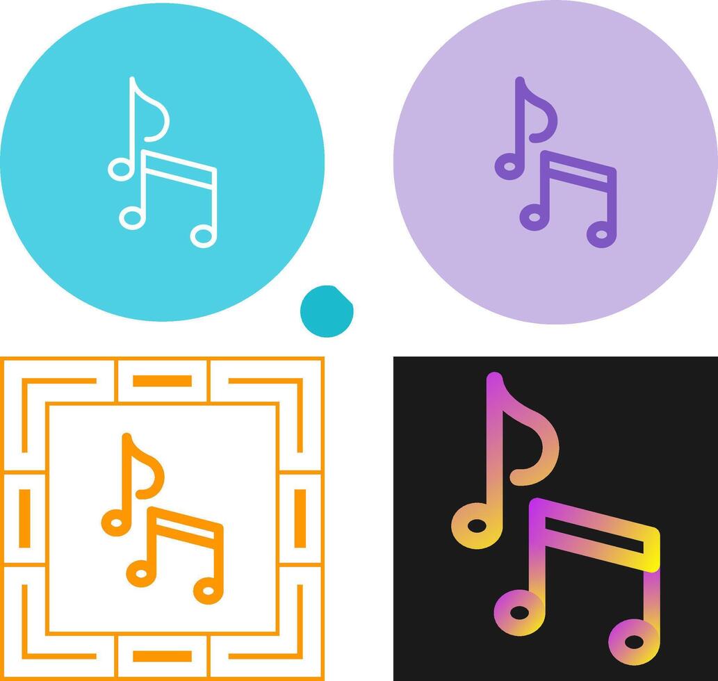 Music Note Vector Icon 40791134 Vector Art at Vecteezy