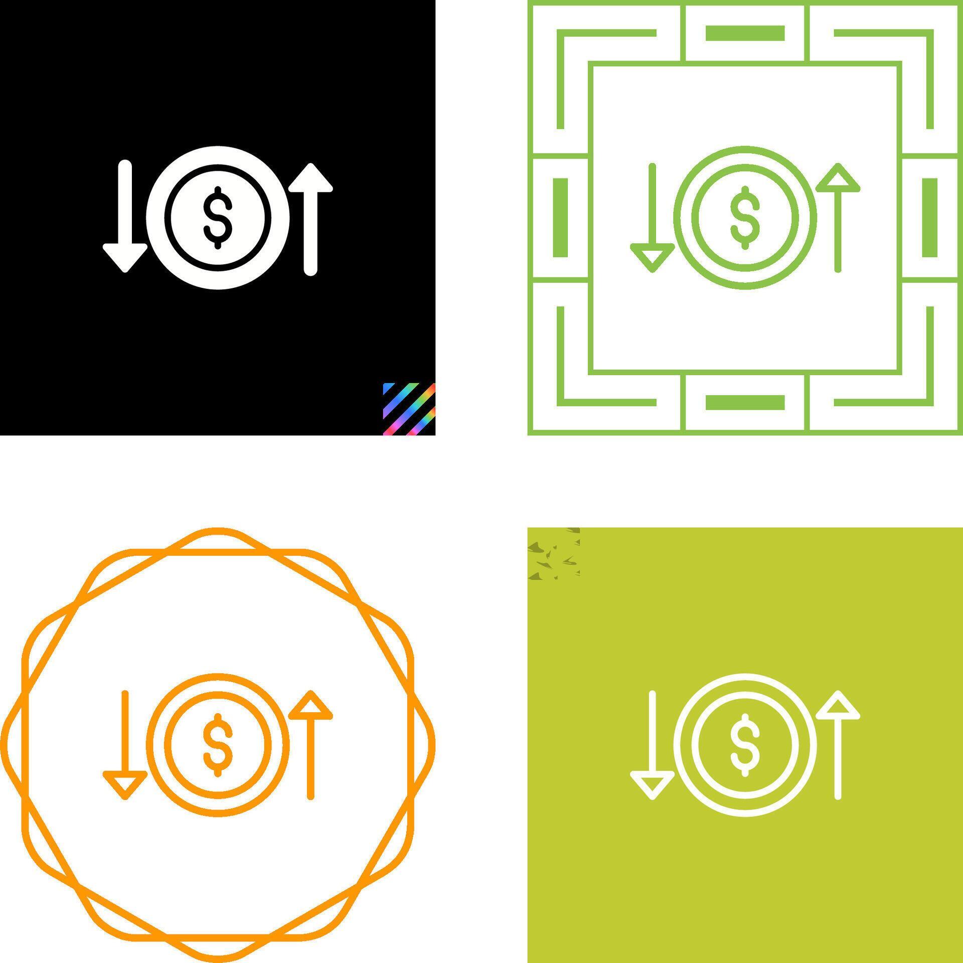 Cash Flow Problems Vector Icon 40793825 Vector Art at Vecteezy