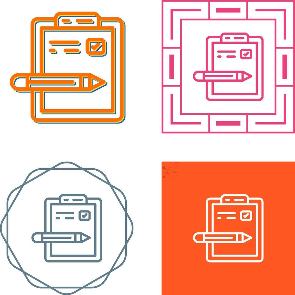 Pen And Paper Vector Icon 40795546 Vector Art at Vecteezy