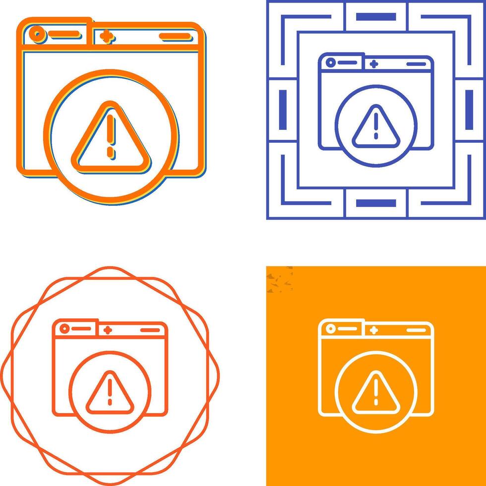 Error Vector Icon 40796984 Vector Art at Vecteezy