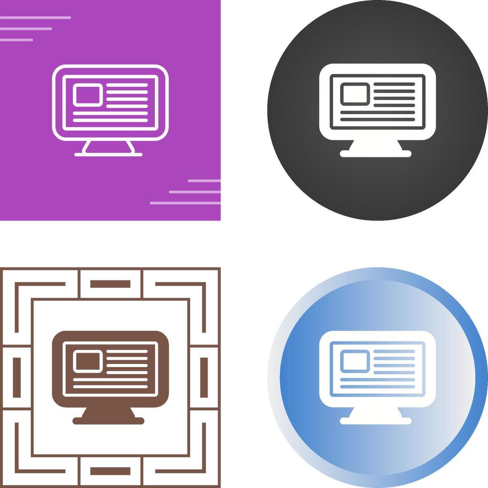 Computer Vector Icon 40801207 Vector Art at Vecteezy